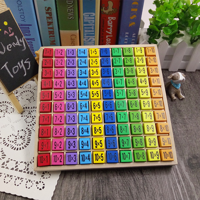 Wooden Arithmetic Table for Children - Made Minimal